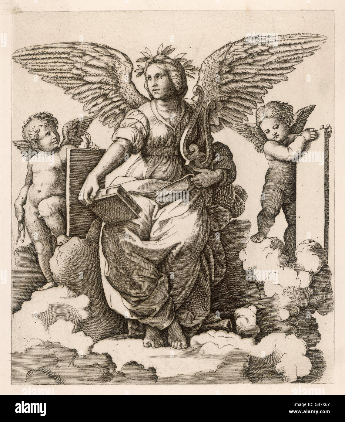 Cherubim angel hi-res stock photography and images - Alamy