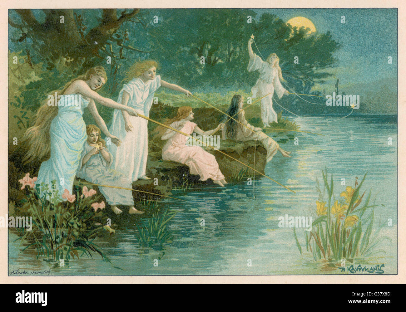 Fishing for Stars Stock Photo - Alamy
