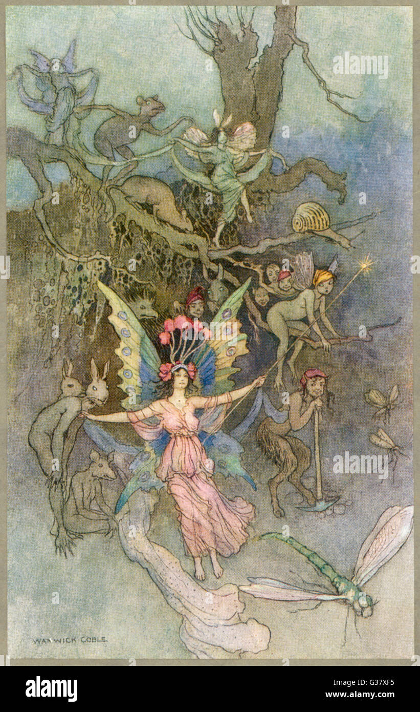 Folklore fairies goble hi-res stock photography and images - Alamy