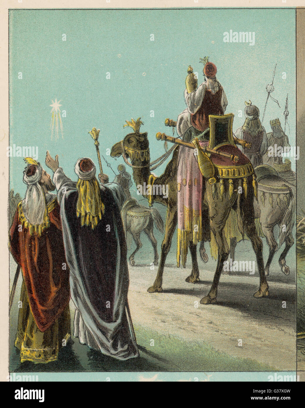The Magi Travelling Stock Photo - Alamy