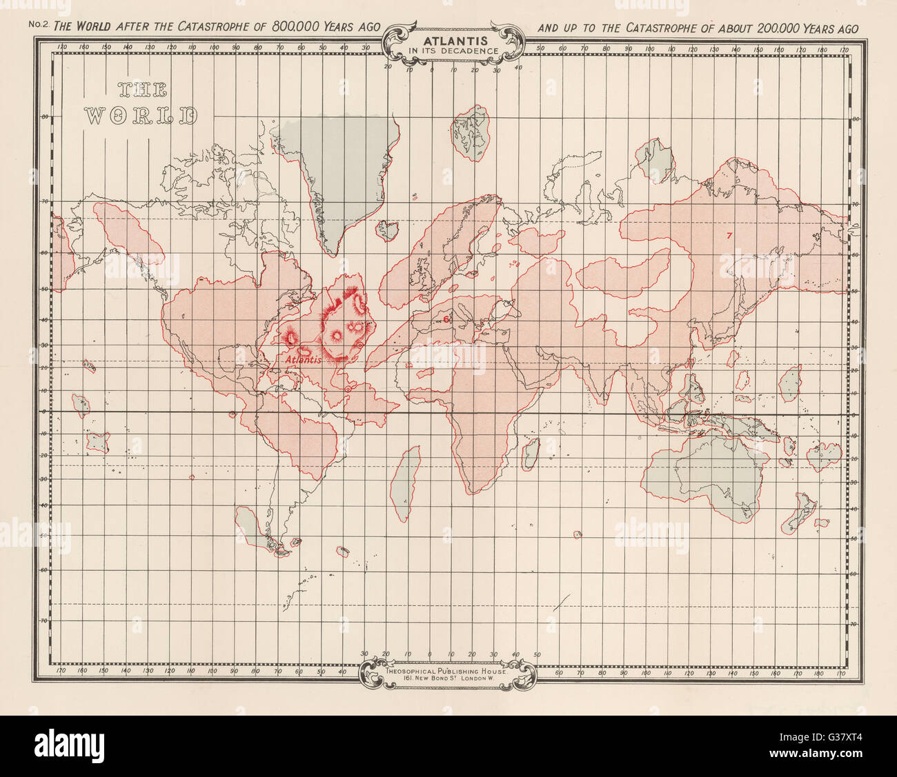 Atlantis map hi-res stock photography and images - Alamy