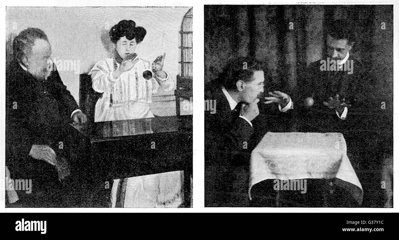 Paranormal: William S. Marriott exposes levitation trick Stock Photo ...