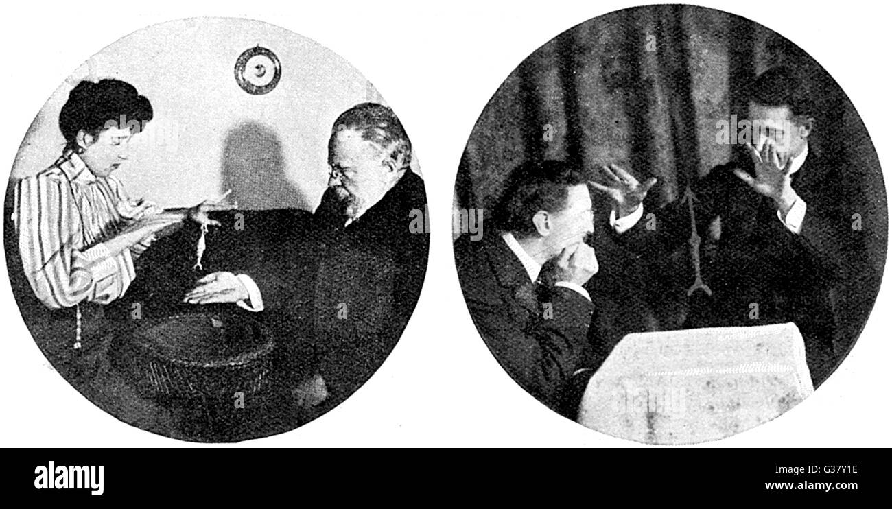 Paranormal: William S. Marriott exposes the medium Tomczyk Stock Photo ...