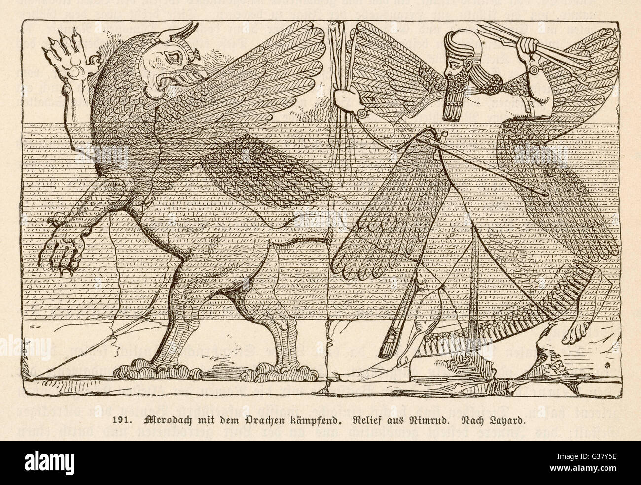 Assyrian dragon hi-res stock photography and images - Alamy