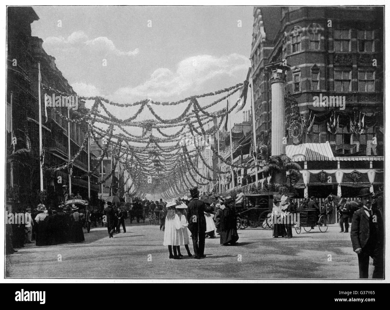 Diamond Jubilee of Queen Victoria 1897 Stock Photo - Alamy