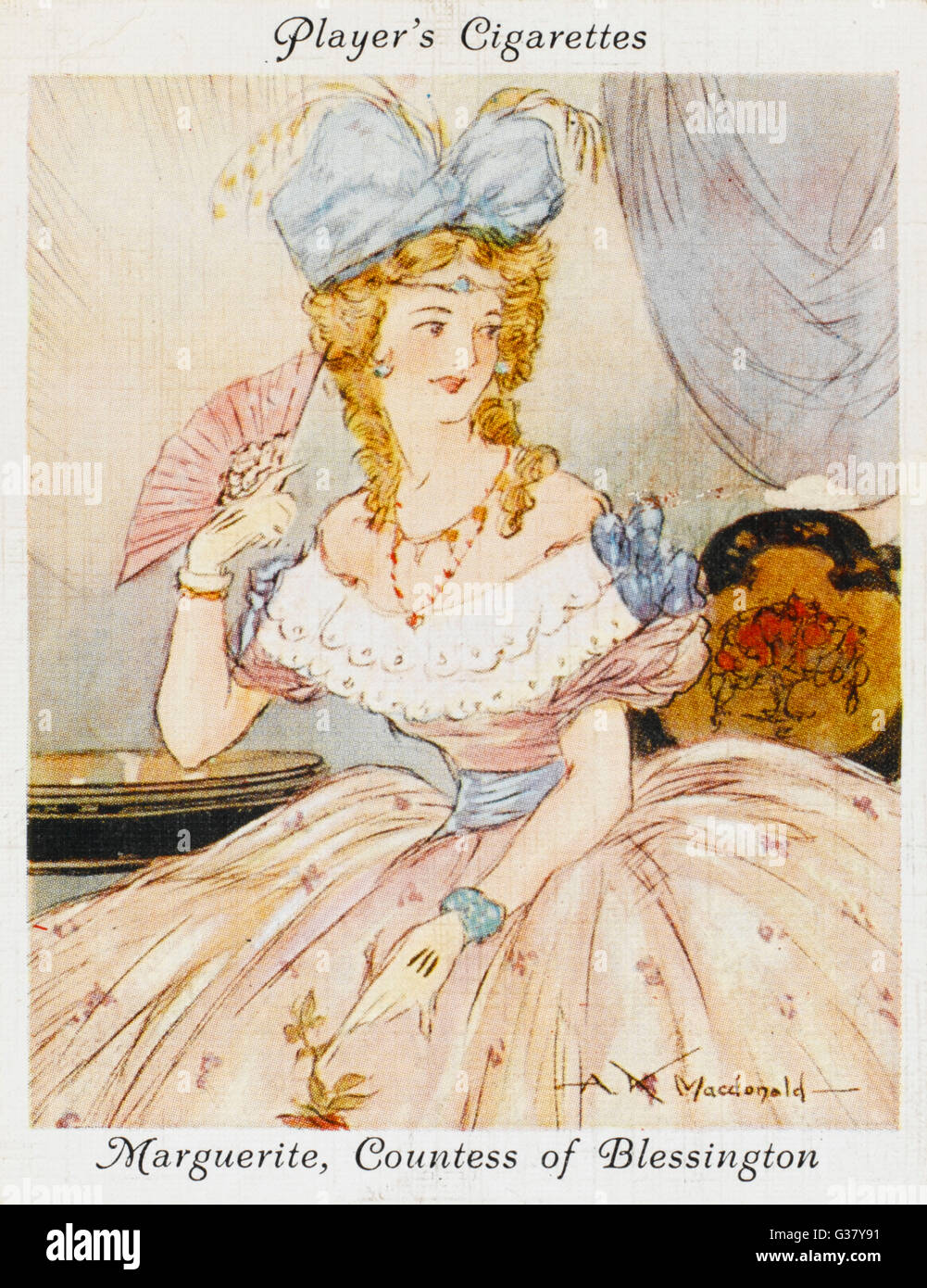 Marguerite, Countess of Blessington Stock Photo - Alamy