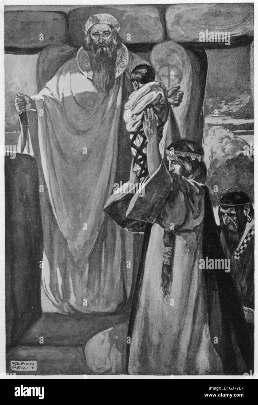 Human sacrifice Black and White Stock Photos & Images - Alamy