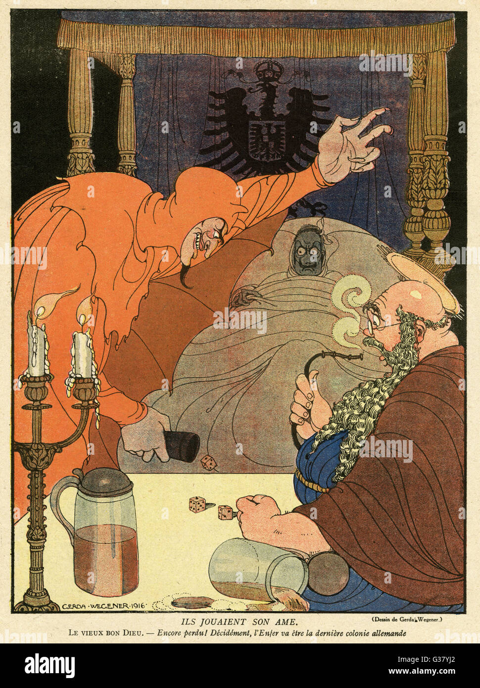 Cartoon world war one kaiser hi-res stock photography and images - Alamy