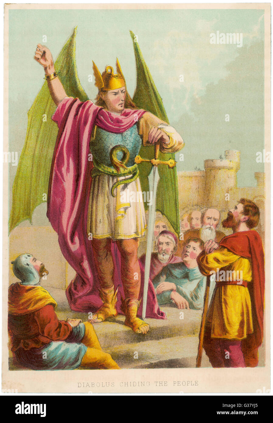 Diabolus, Pilgrim's Progress Stock Photo - Alamy