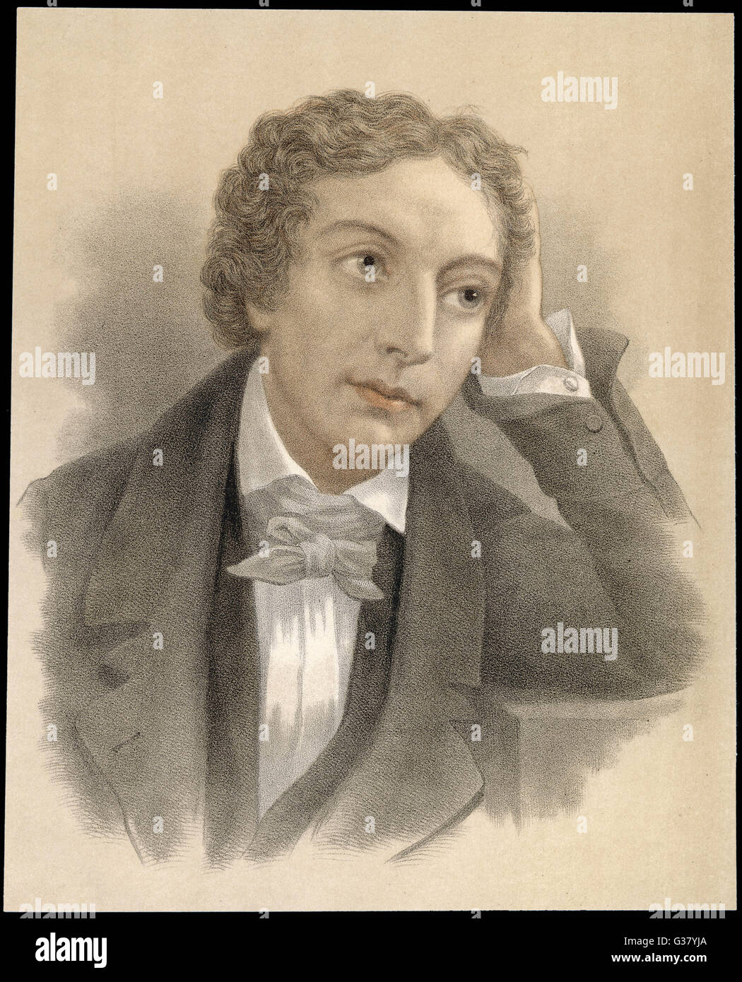 John Keats(1795-1821), English poet Stock Photo - Alamy