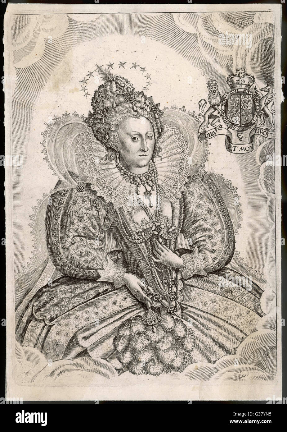 Queen elizabeth i 1533 1603 queen of england 1558 1603 hi-res stock ...