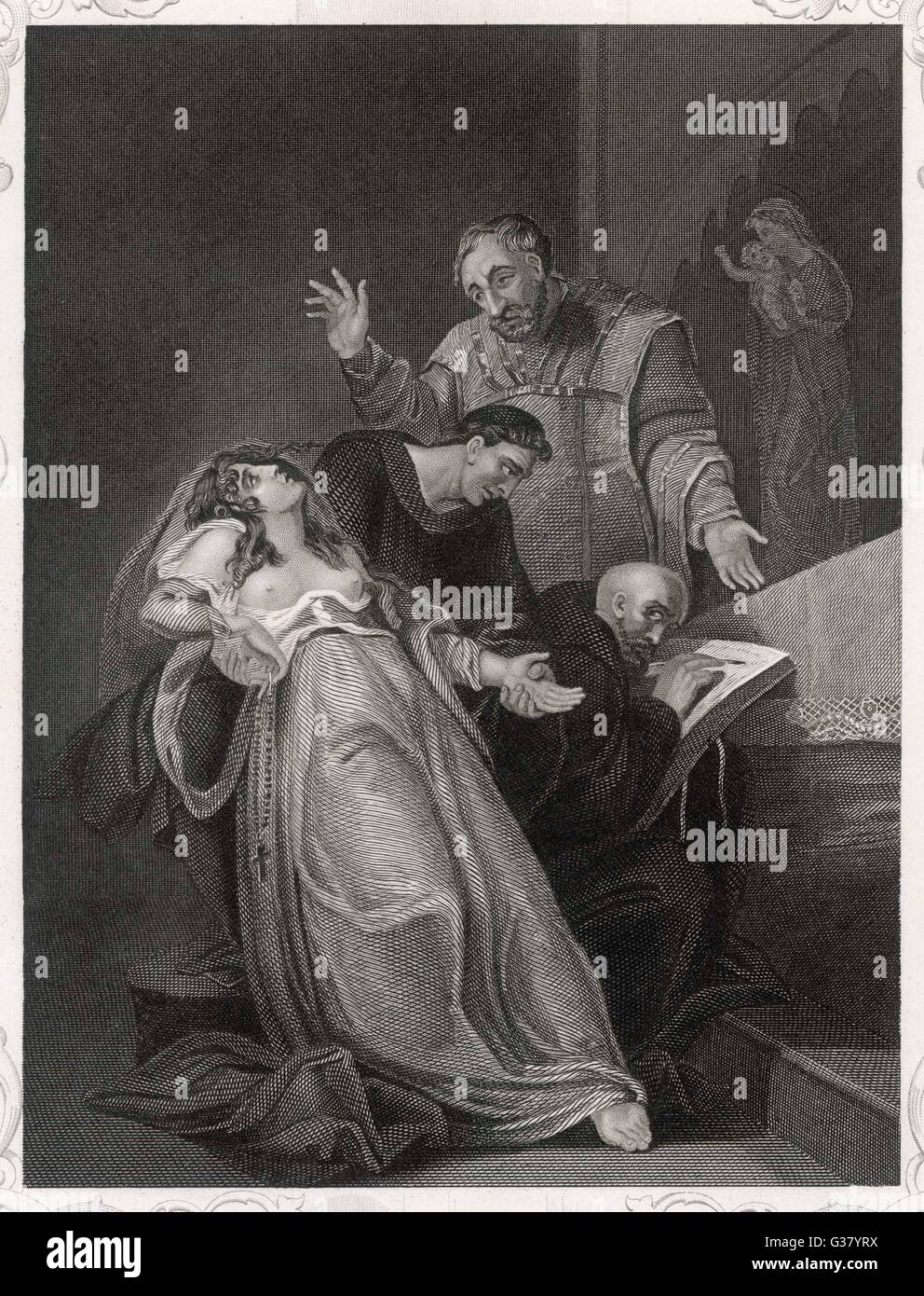 Elizabeth Barton (known as The Maid of Kent) prophesies doom for ...