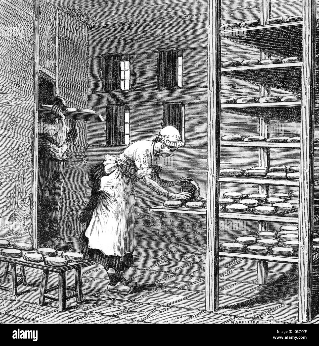 Food making process Black and White Stock Photos & Images - Alamy