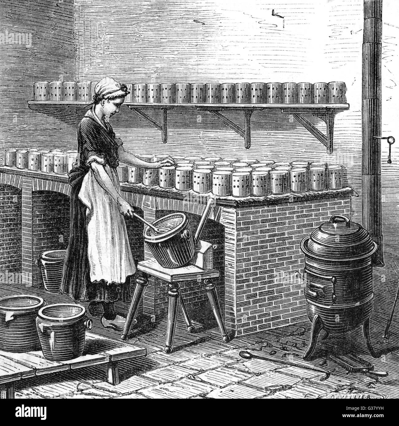 Food making Black and White Stock Photos & Images - Alamy