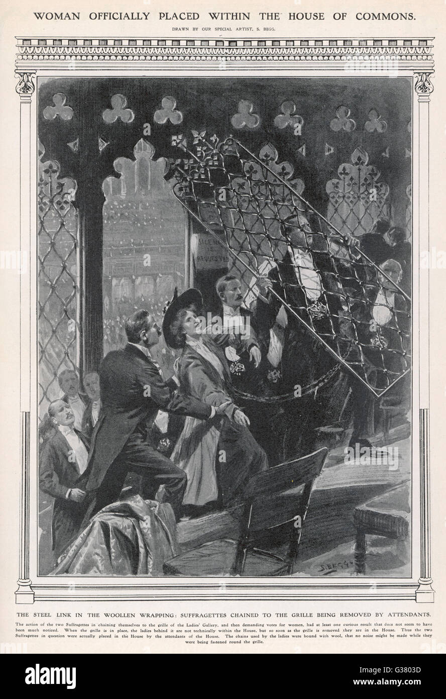 Ladies gallery grille hi-res stock photography and images - Alamy