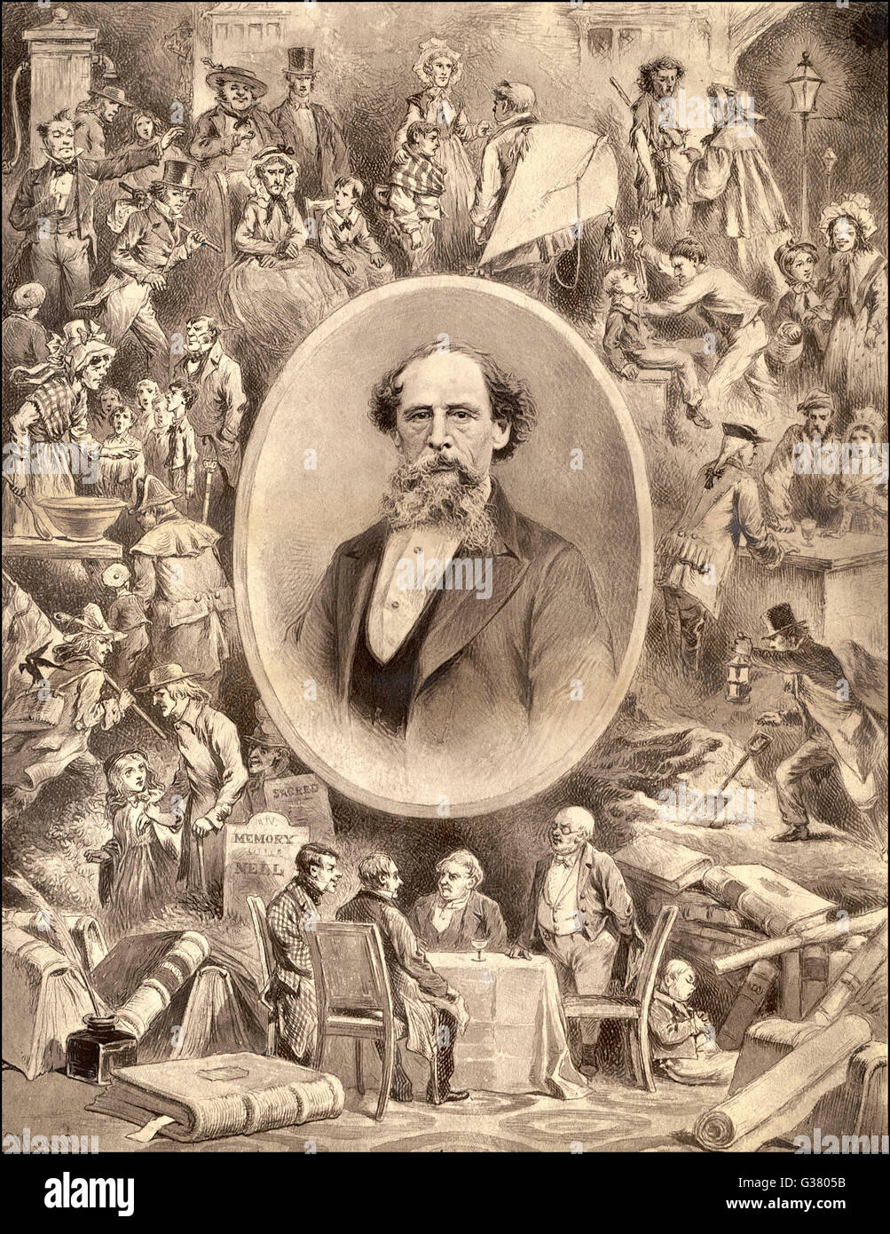 Charles dickens characters hi-res stock photography and images - Alamy