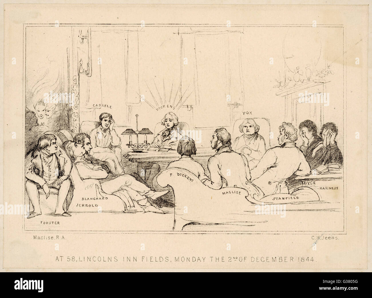 Charles Dickens in 1844 Stock Photo - Alamy