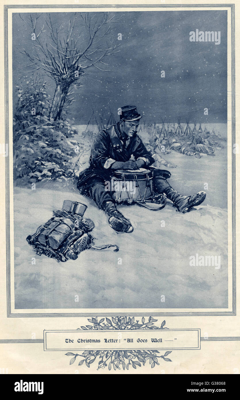 Soldier writing letter hi-res stock photography and images - Alamy