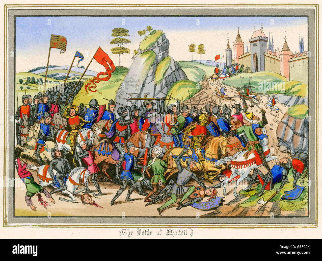 The french the spanish fight at montiel hi-res stock photography and ...