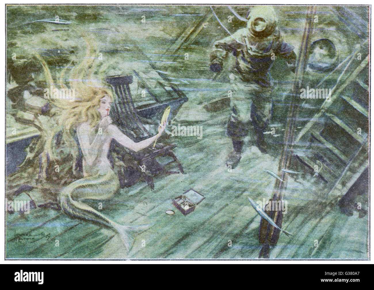 Ship mermaid hi-res stock photography and images - Alamy