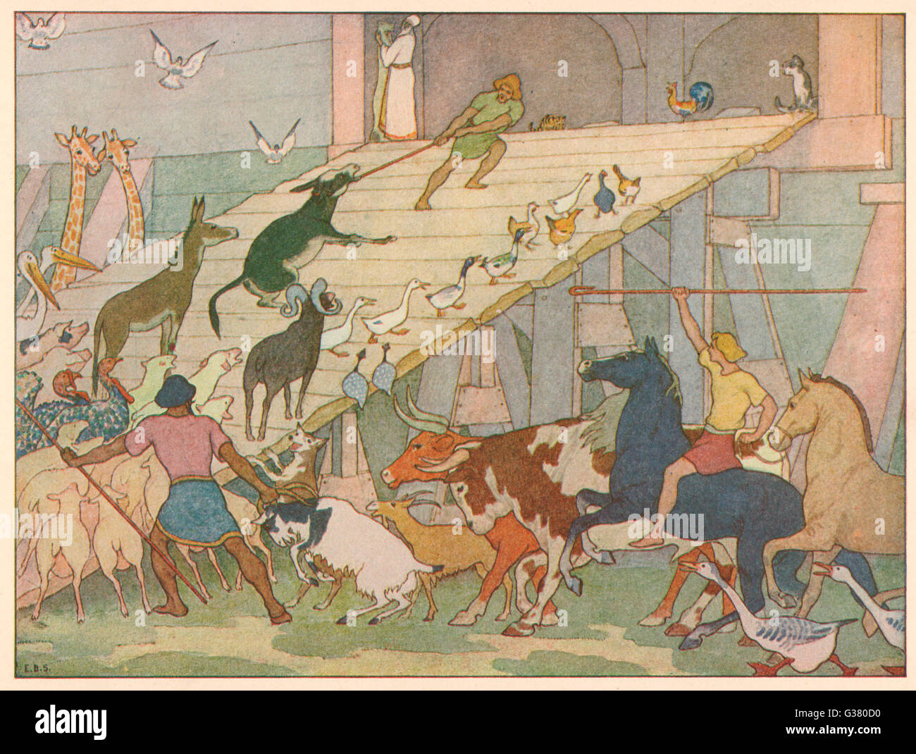 Animals board ark hi-res stock photography and images - Alamy