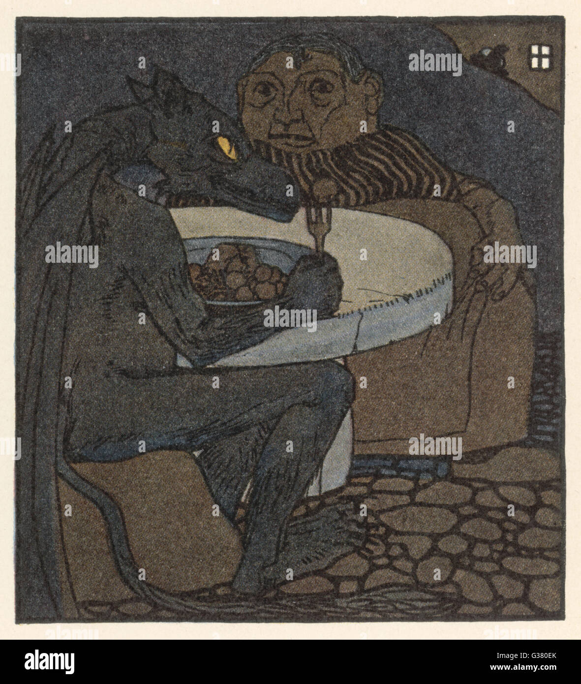 GRIMM/DEVIL & G'MOTHER Stock Photo - Alamy