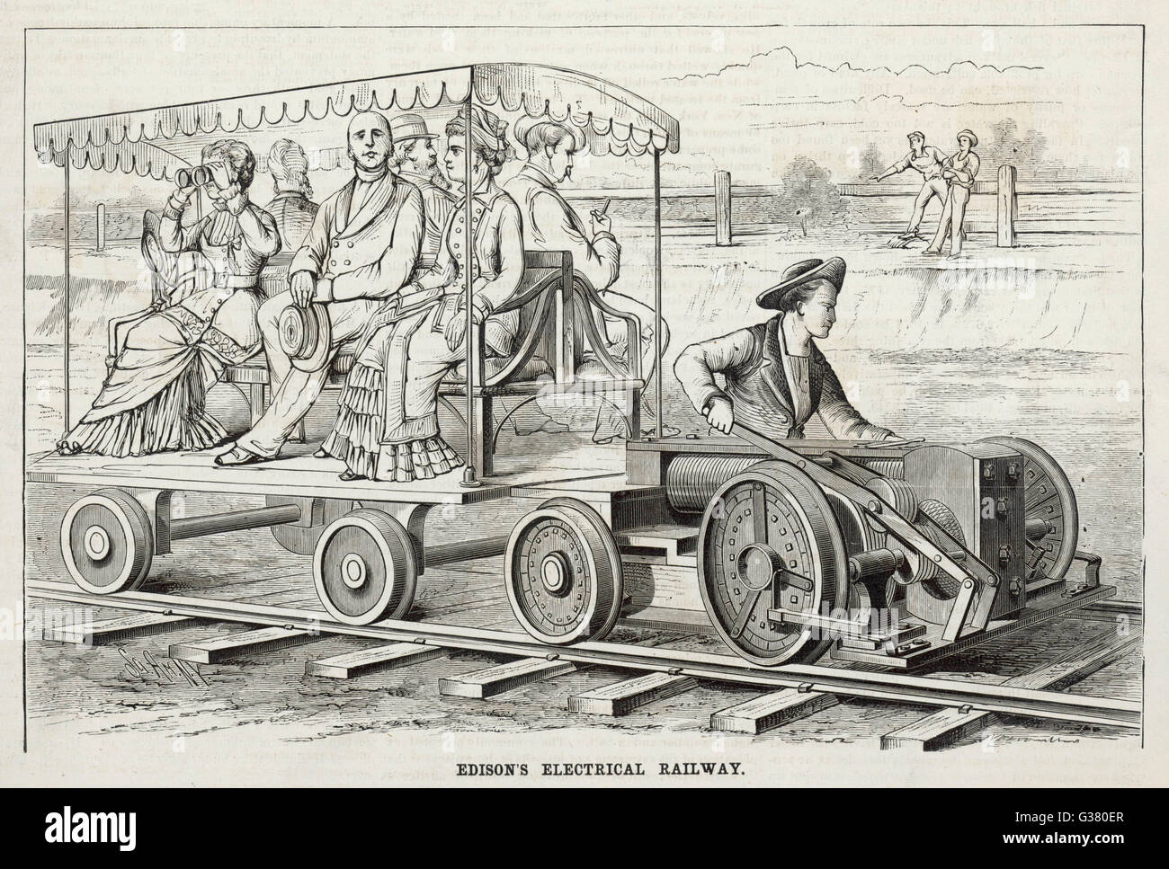 Edison electric locomotive hi-res stock photography and images - Alamy