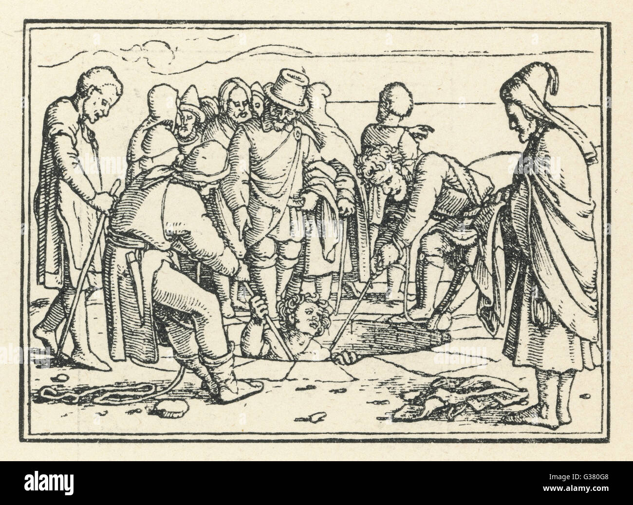 JOSEPH IN WELL Stock Photo - Alamy