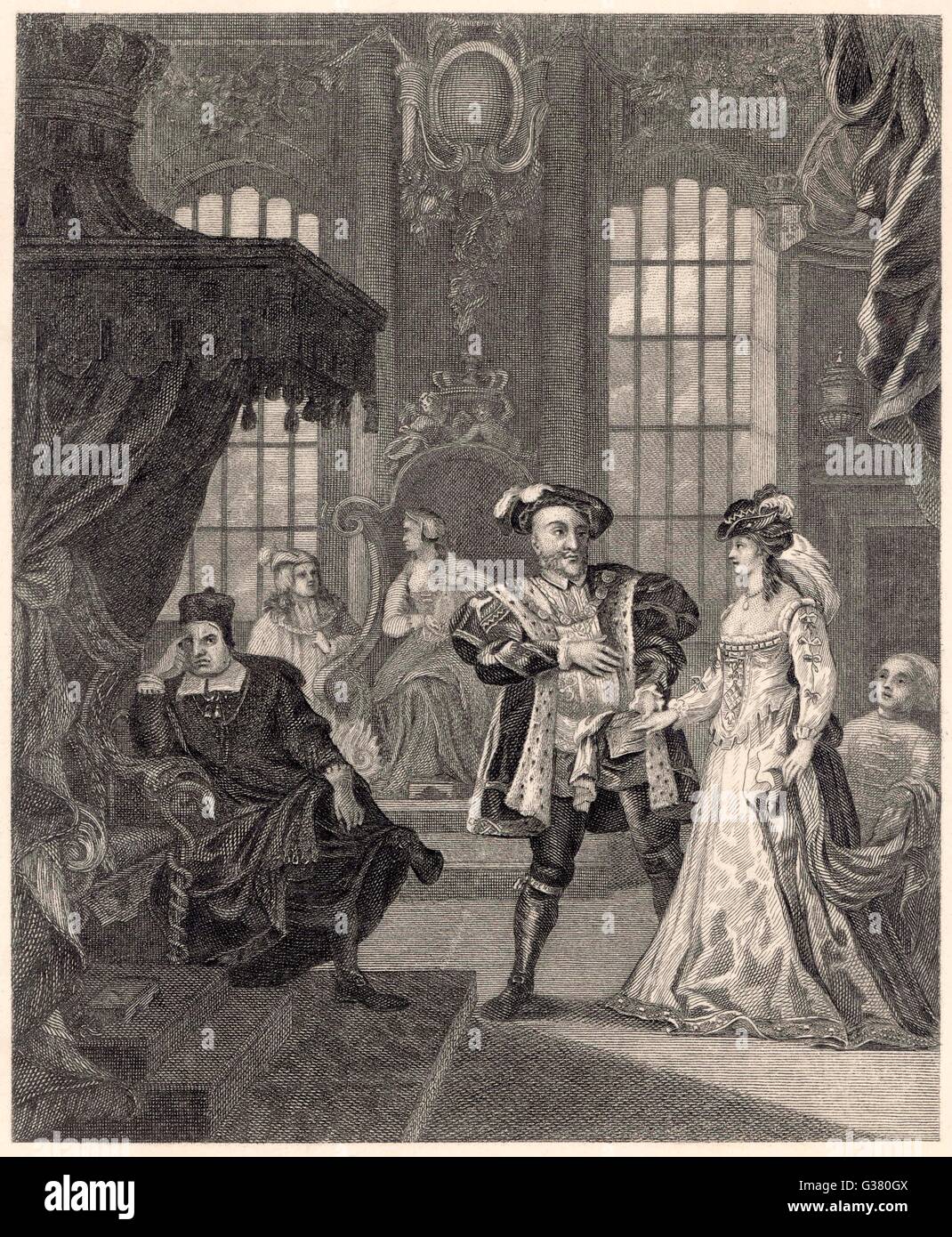 Henry viii and anne boleyn hi-res stock photography and images - Alamy