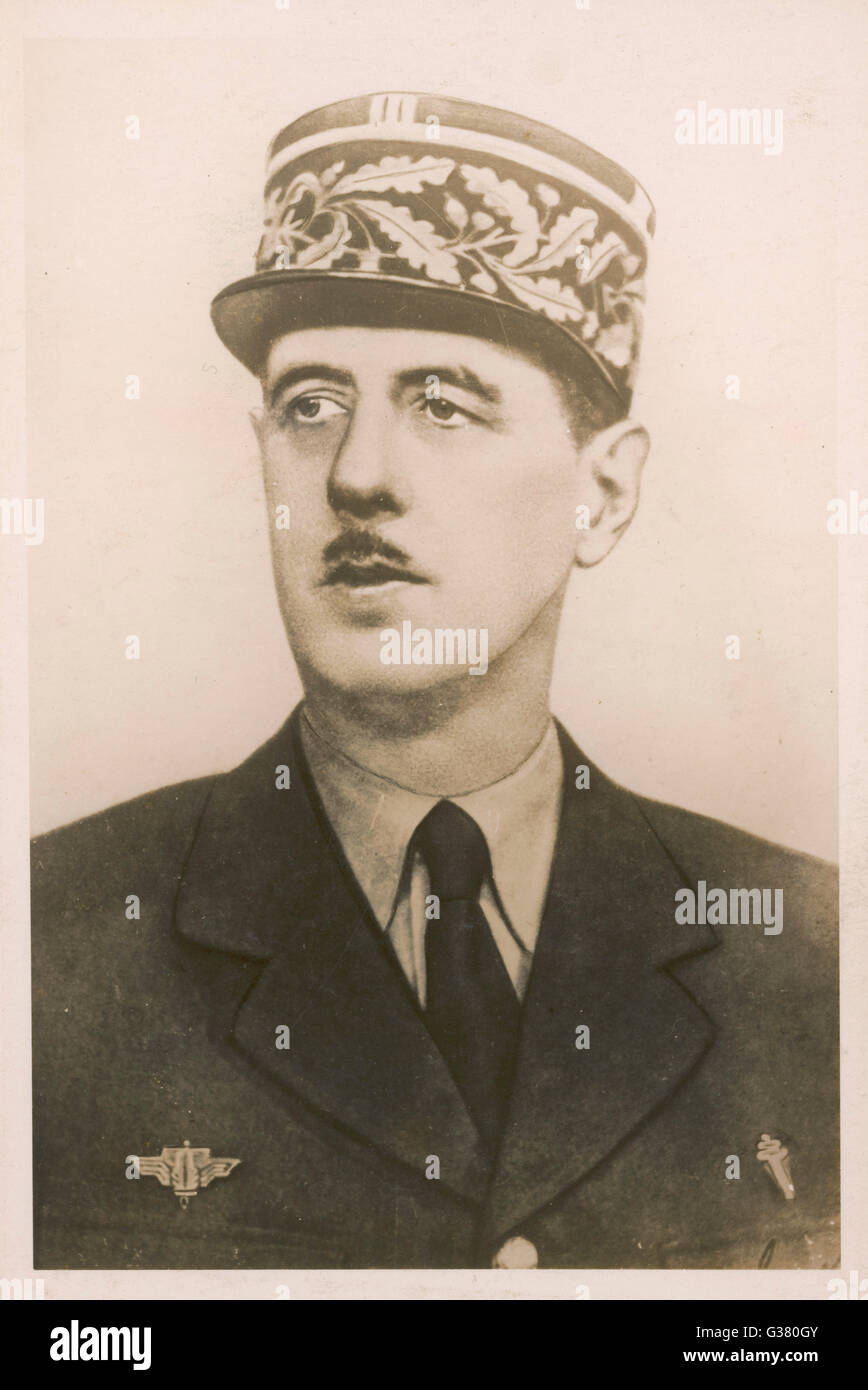 Charles de gaulle 1890 1970 french hi-res stock photography and images ...
