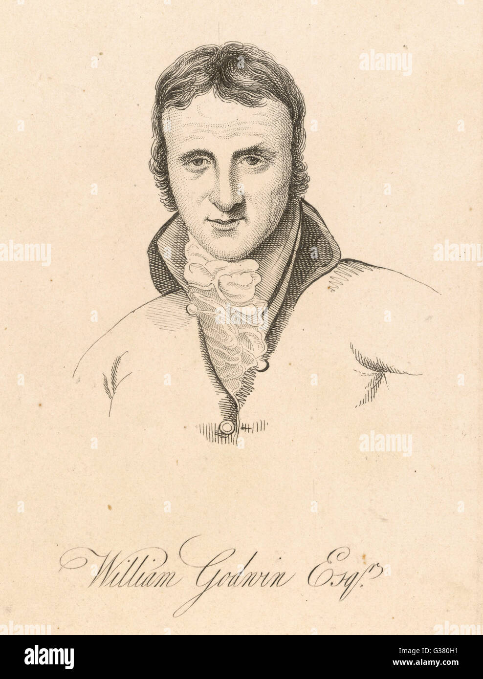 WILLIAM GODWIN English philosopher and writer. Date: 1756 - 1836 Stock ...