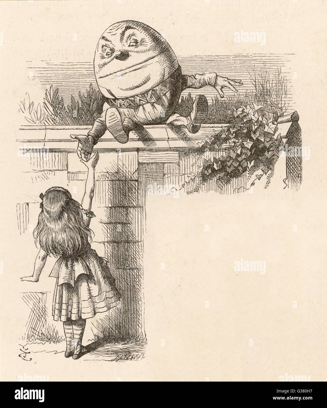 John tenniel humpty dumpty hi-res stock photography and images - Alamy