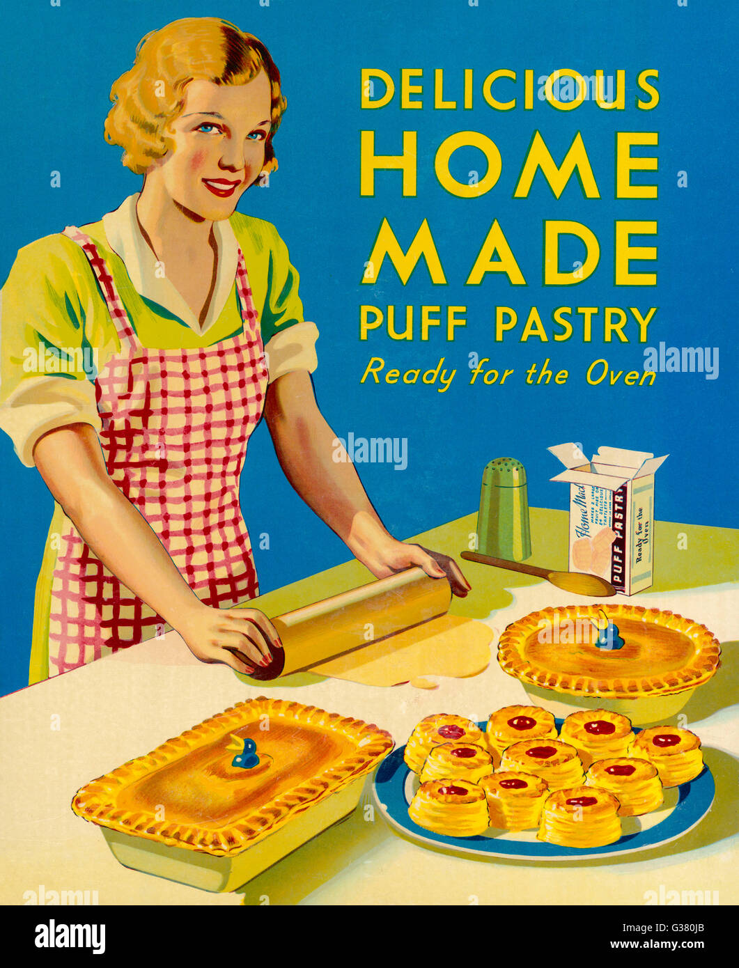 Cooking Puff Pastry Stock Photo - Alamy