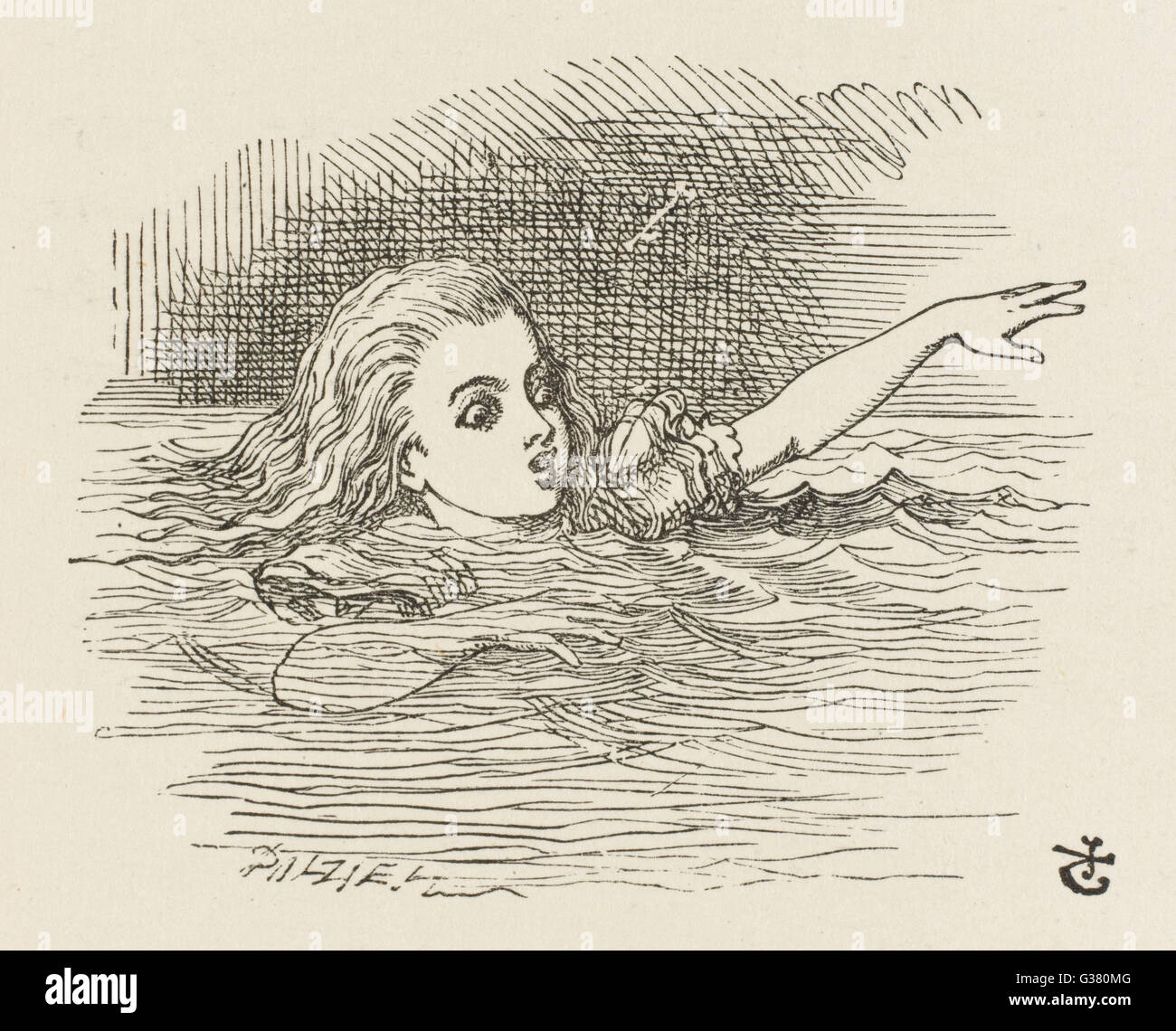 ALICE/THE POOL OF TEARS Stock Photo - Alamy