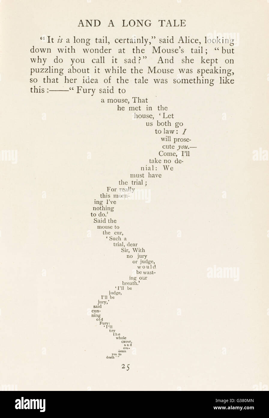 THE MOUSE'S TALE Stock Photo - Alamy