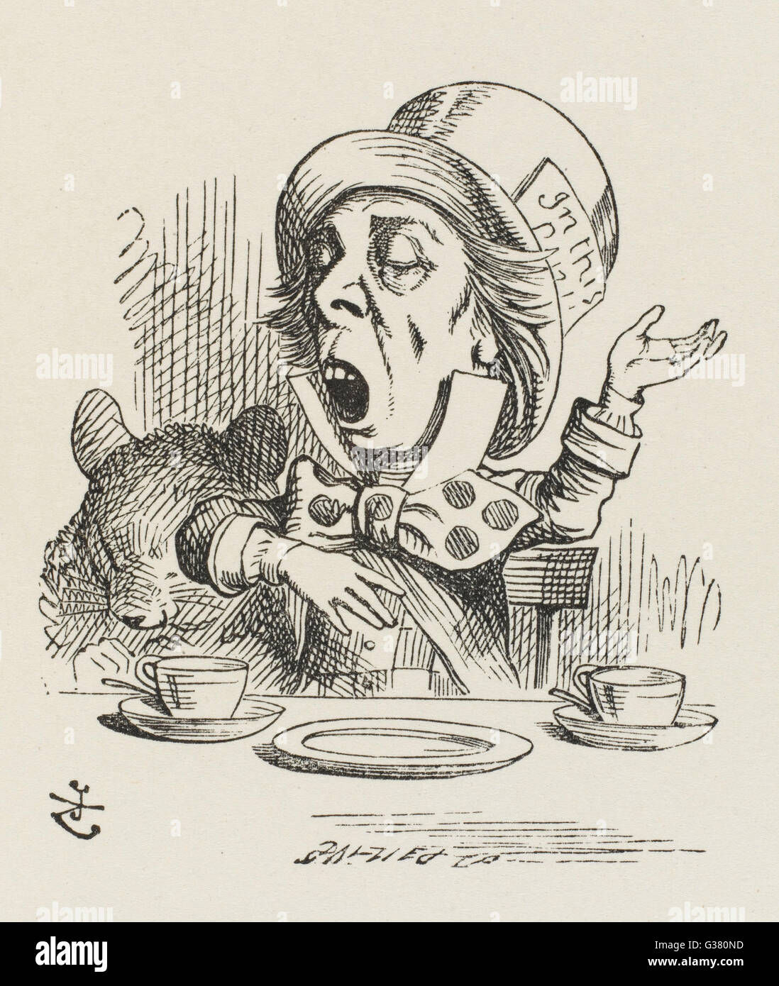 Original Mad Hatter Drawing