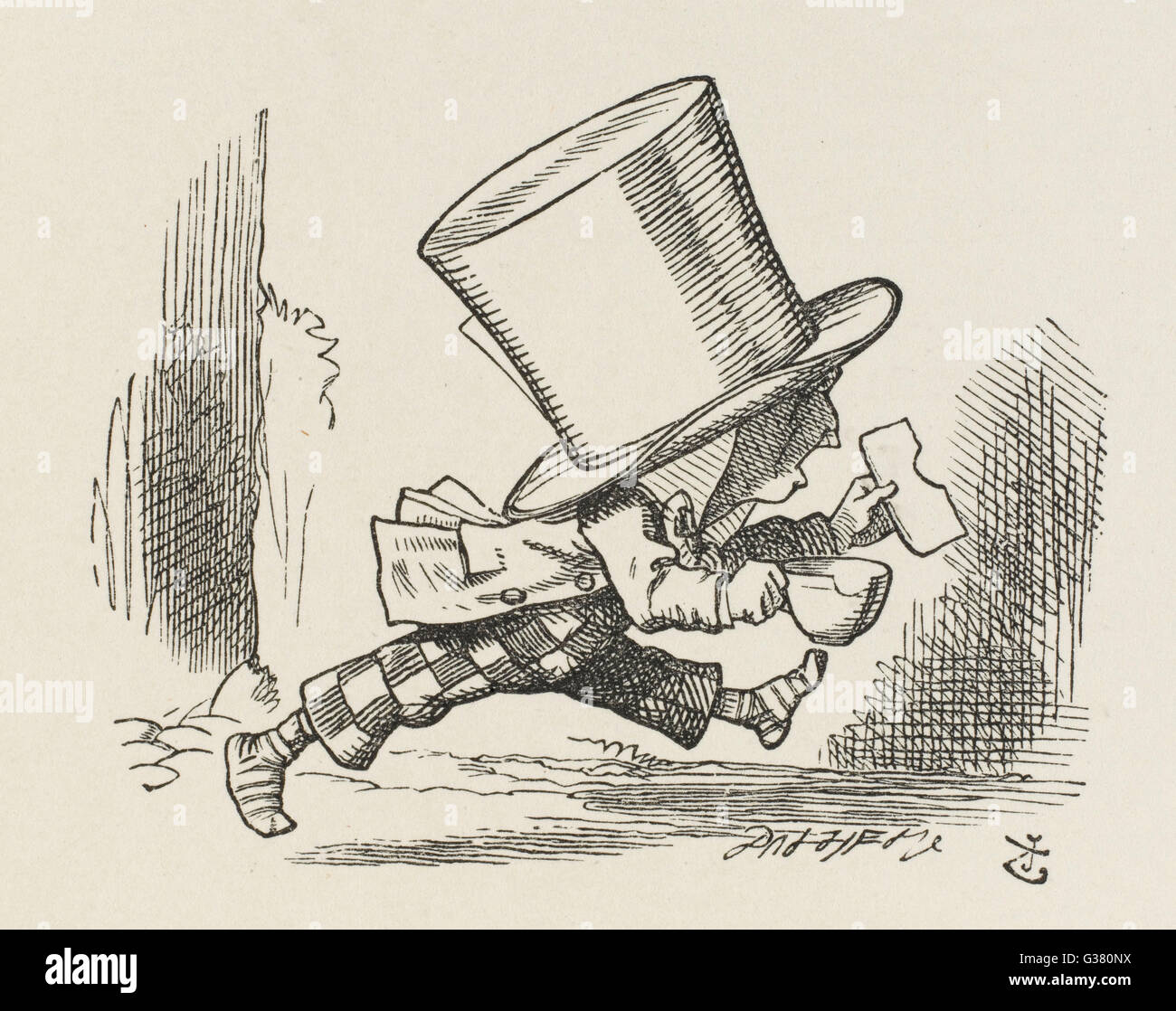 Mad hatter tenniel hi-res stock photography and images - Alamy