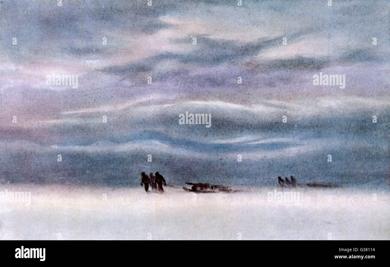 SCOTT'S SLEDGING PARTY Stock Photo - Alamy