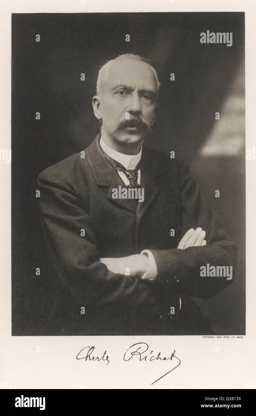 Charles richet 1850 1935 hi-res stock photography and images - Alamy