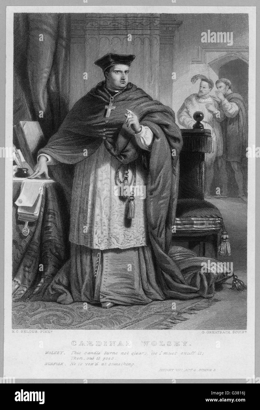 Thomas wolsey cardinal hi-res stock photography and images - Alamy