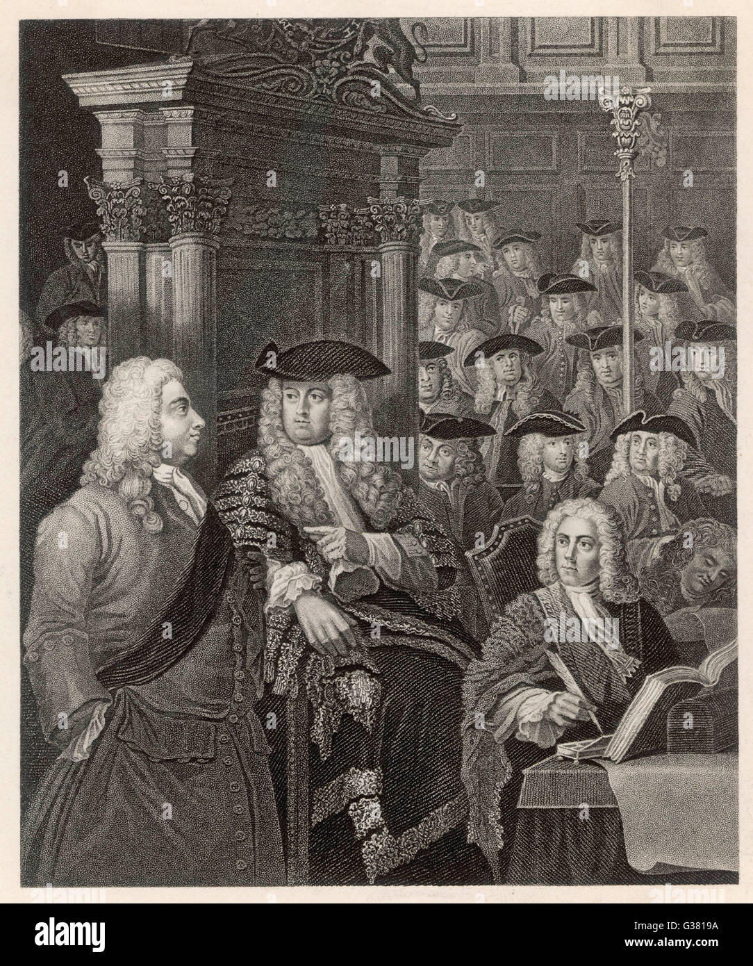 WALPOLE IN COMMONS Stock Photo - Alamy