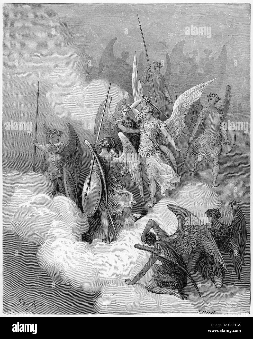 Dore paradise lost abdiel hi-res stock photography and images - Alamy