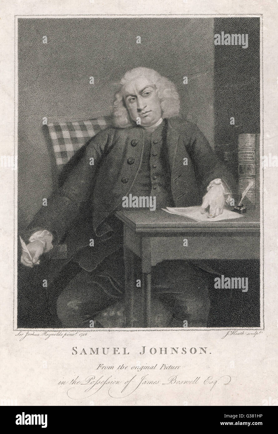 Dr johnson hi-res stock photography and images - Alamy