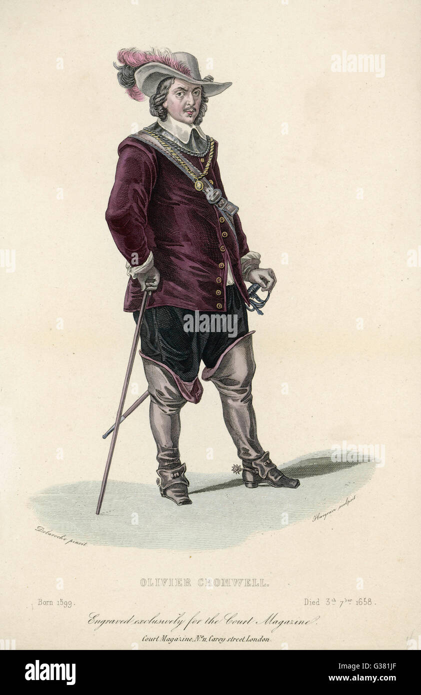 OLIVER CROMWELL soldier, statesman, The Protector Date: 1599 - 1658 ...