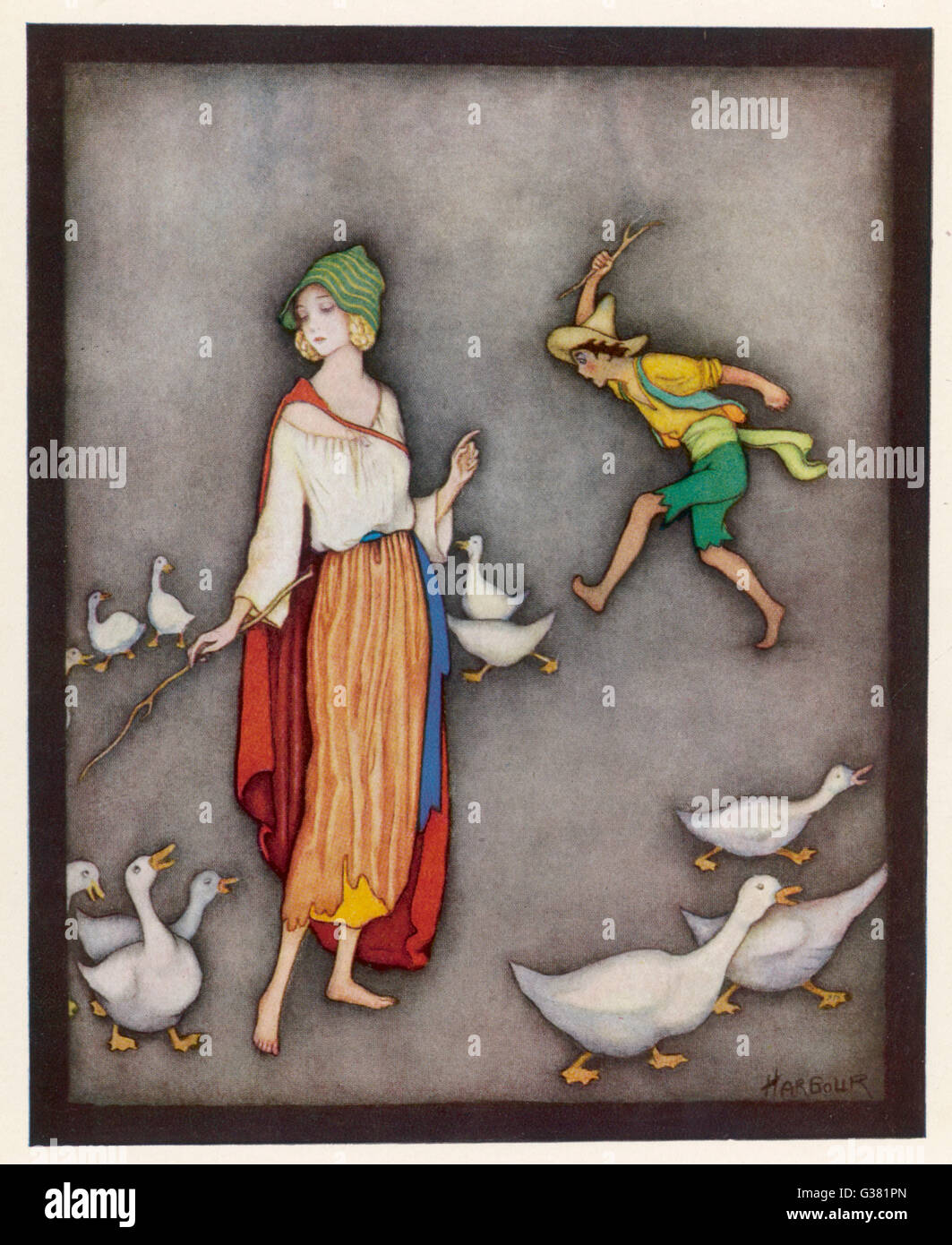 The goose girl hi-res stock photography and images - Alamy