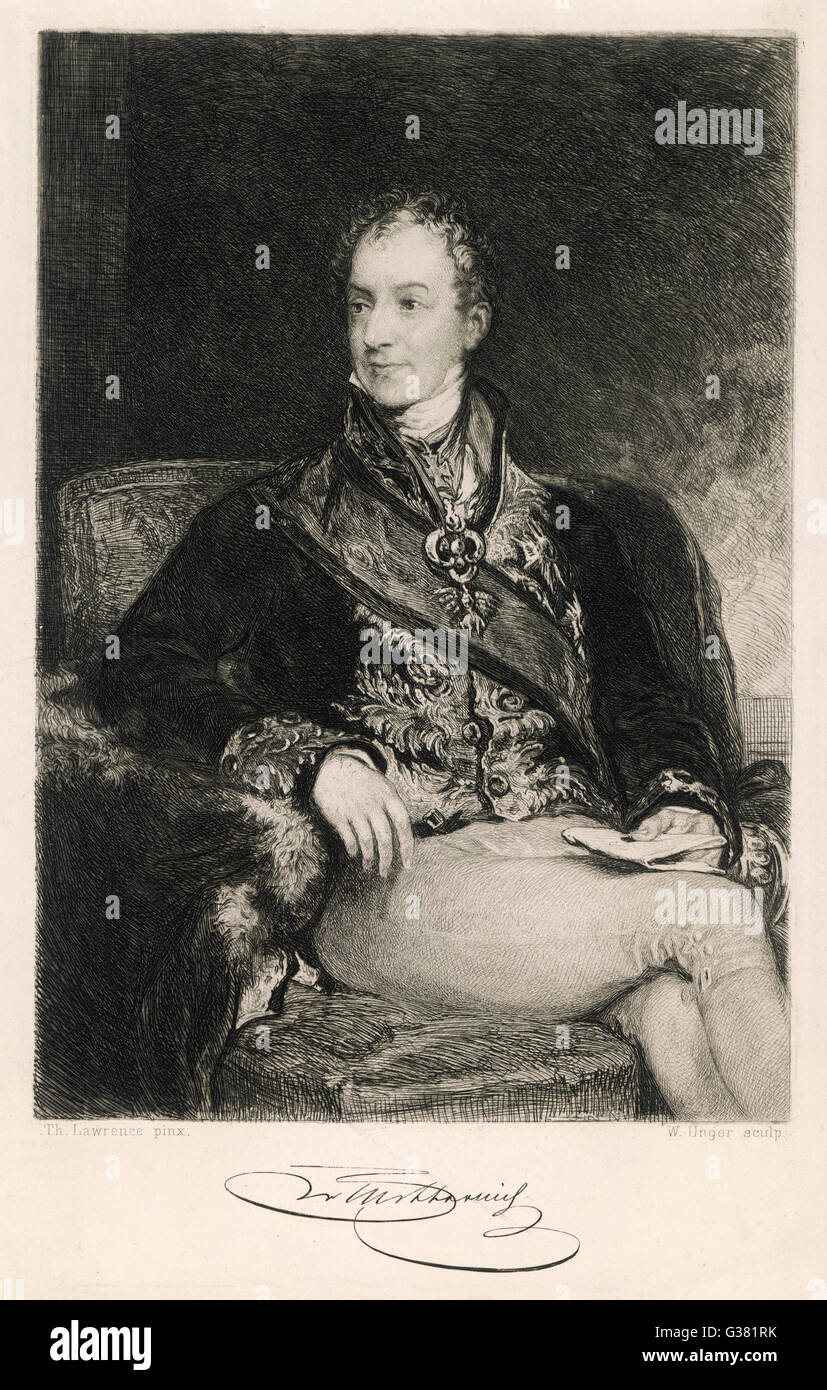 Prince metternich austrian hi-res stock photography and images - Alamy