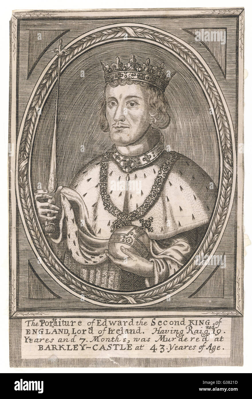 King Edward II - at 43 Years Stock Photo - Alamy
