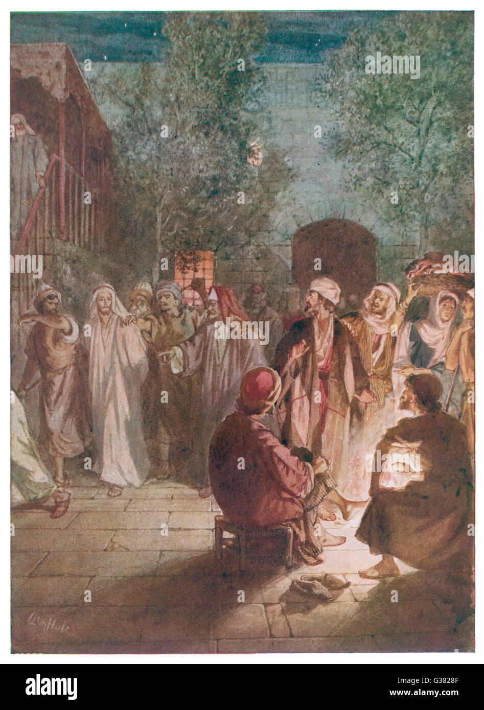 Peters Denial Of Jesus High Resolution Stock Photography and Images - Alamy