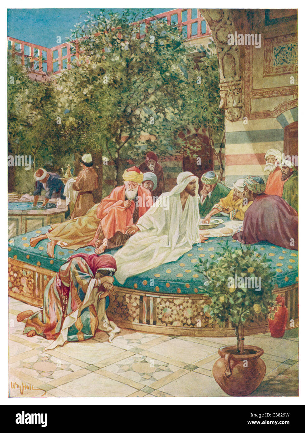 Jesus and the sinful woman High Resolution Stock Photography and Images ...