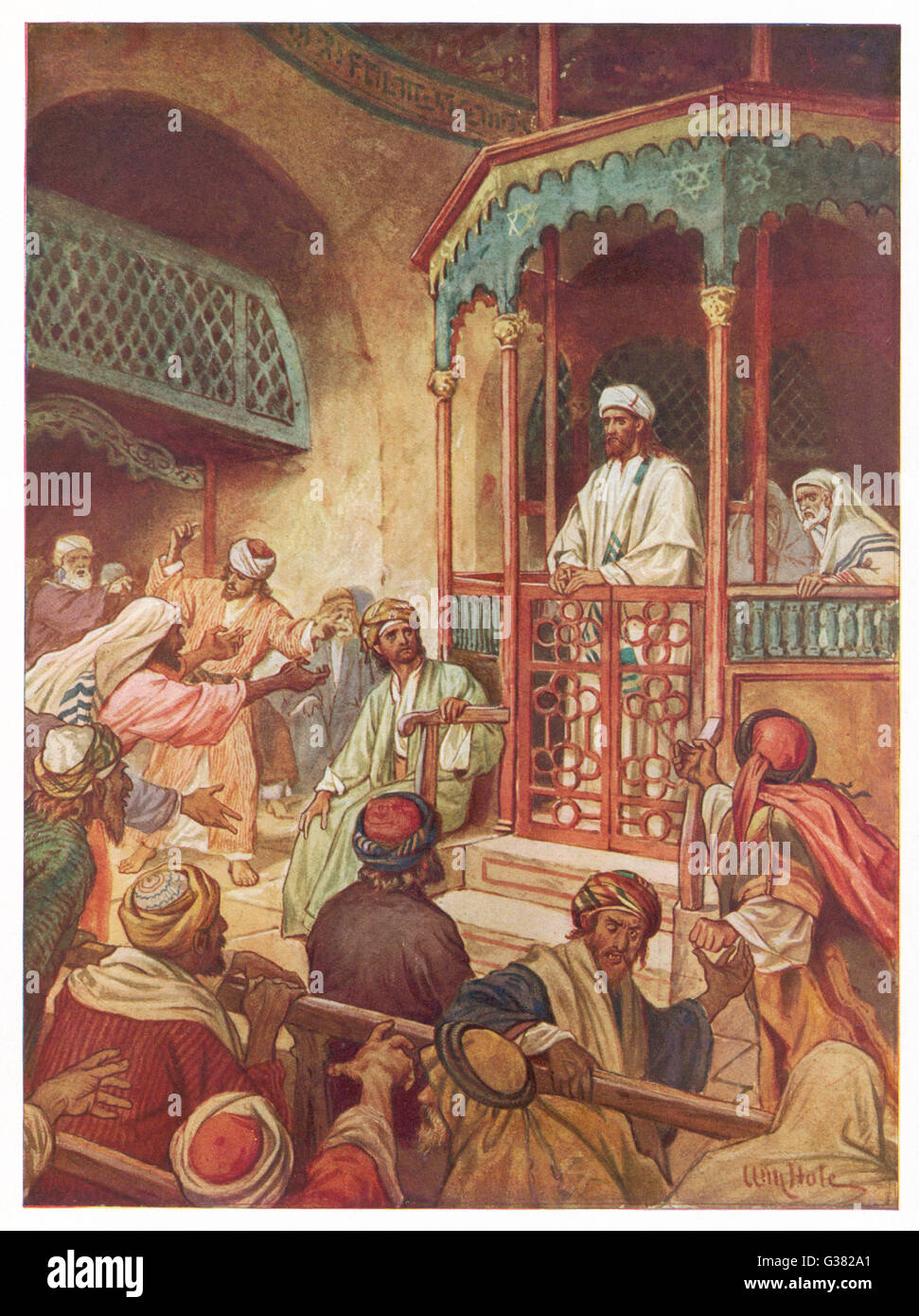 Jesus At The Synagogue High Resolution Stock Photography and Images - Alamy